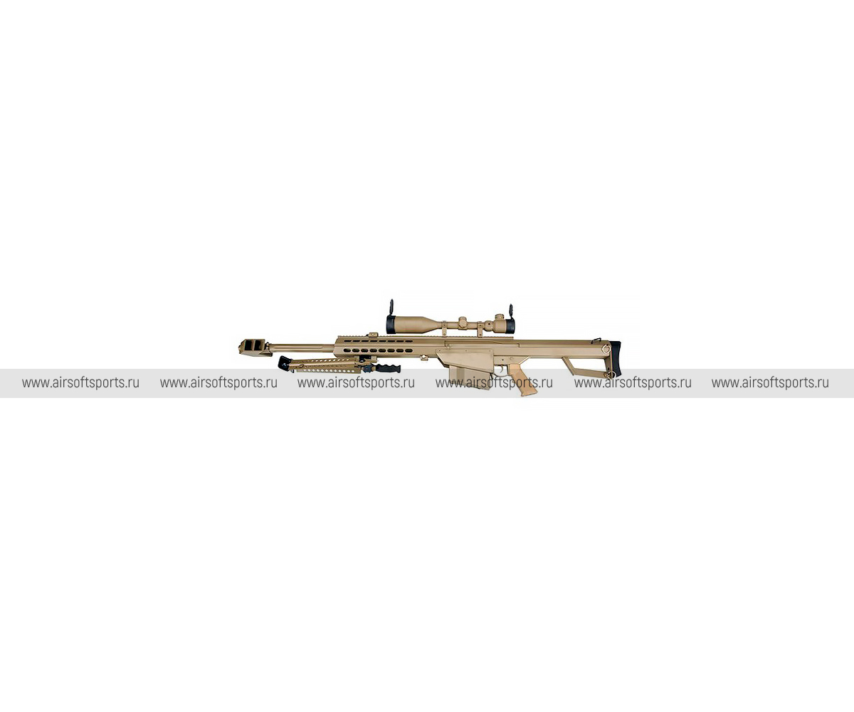 Купить Страйкбольная винтовка (SW) M99A1 Barrett металл Spring TAN в ...